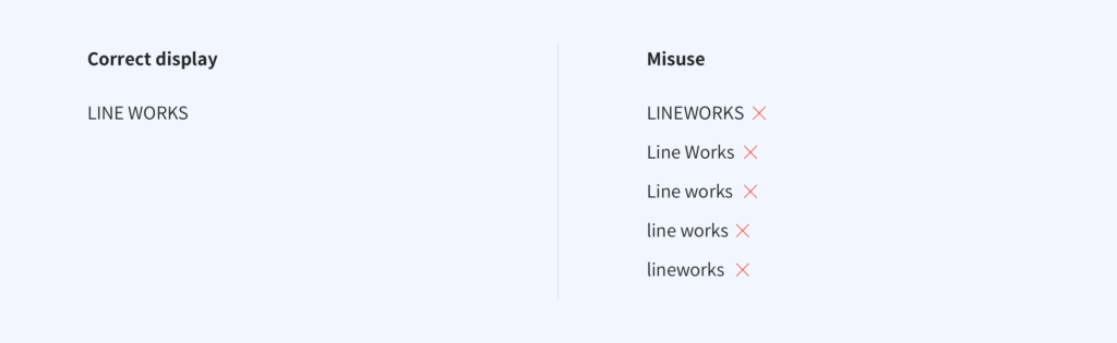 Logo Guidelines - LINE WORKS
